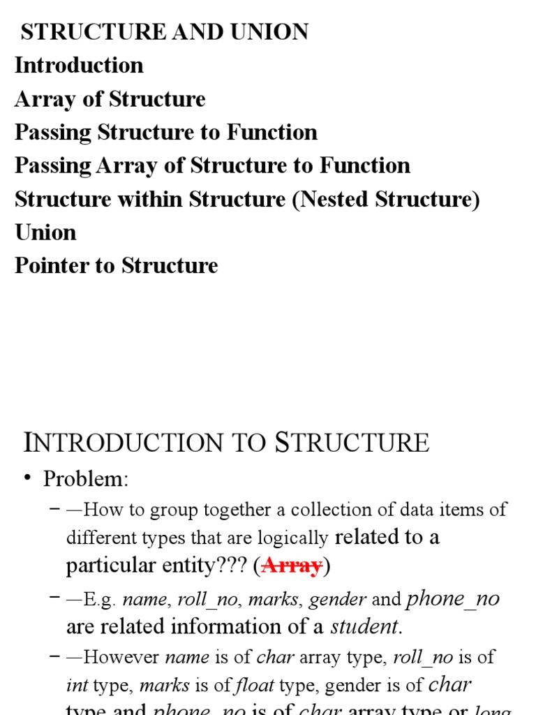 Structure Pdf Pointer Computer Programming Subroutine 7613
