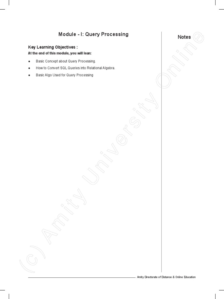 Advance Database Management System | Download Free PDF | Relational ... Advance Database Management System | Download Free PDF | Relational ...