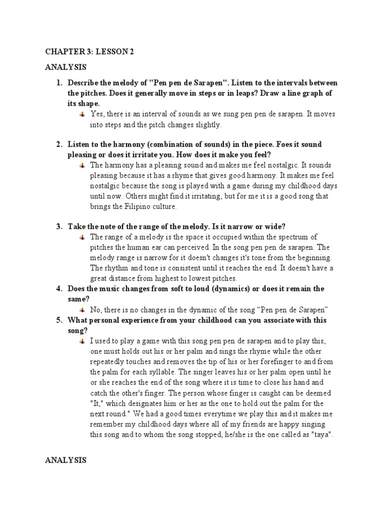 Chapter 3 Lesson 2 - Art Appreciation | PDF | Pitch (Music) | Harmony