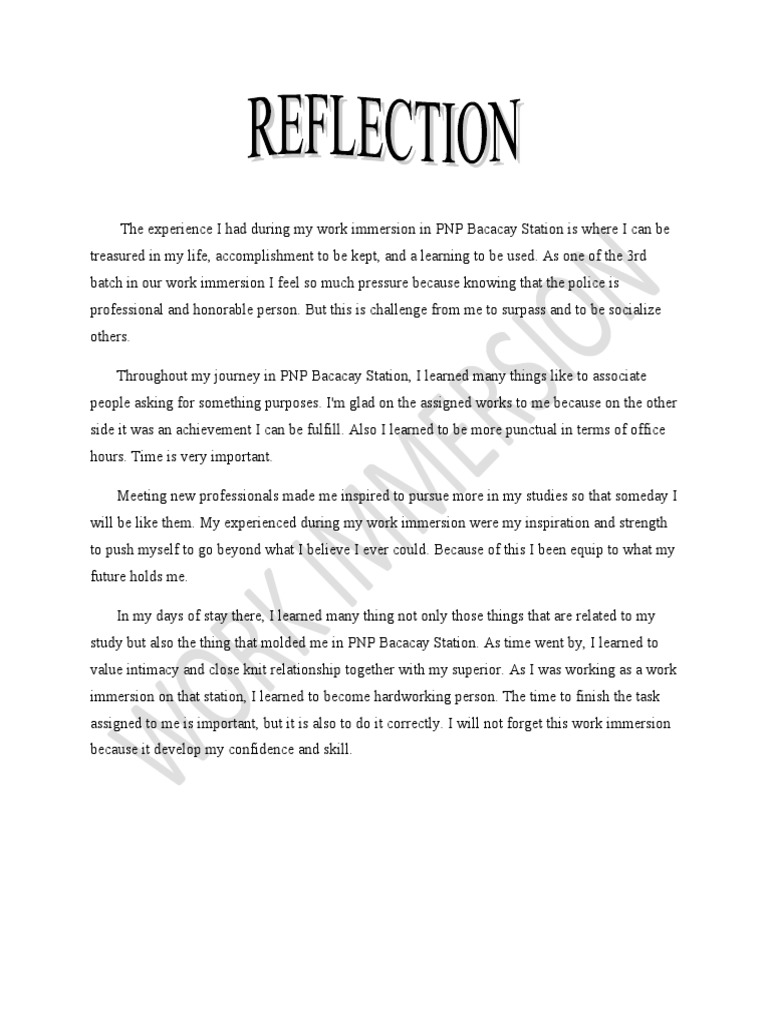 Reflection Ron | PDF