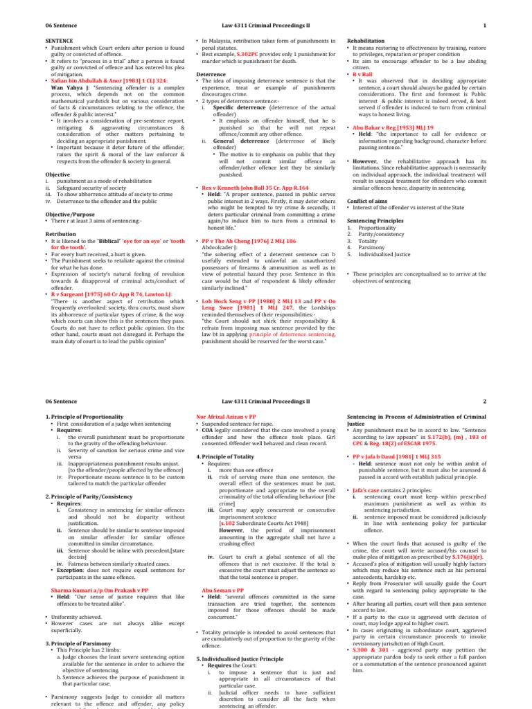 Principle of Deterrence Sentencing | PDF | Sentence (Law) | Crime ...