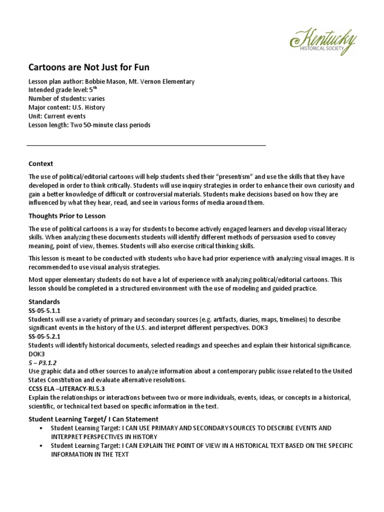 Cartoons Are Not Just For Fun (PDFDrive) | PDF | Educational Assessment ...