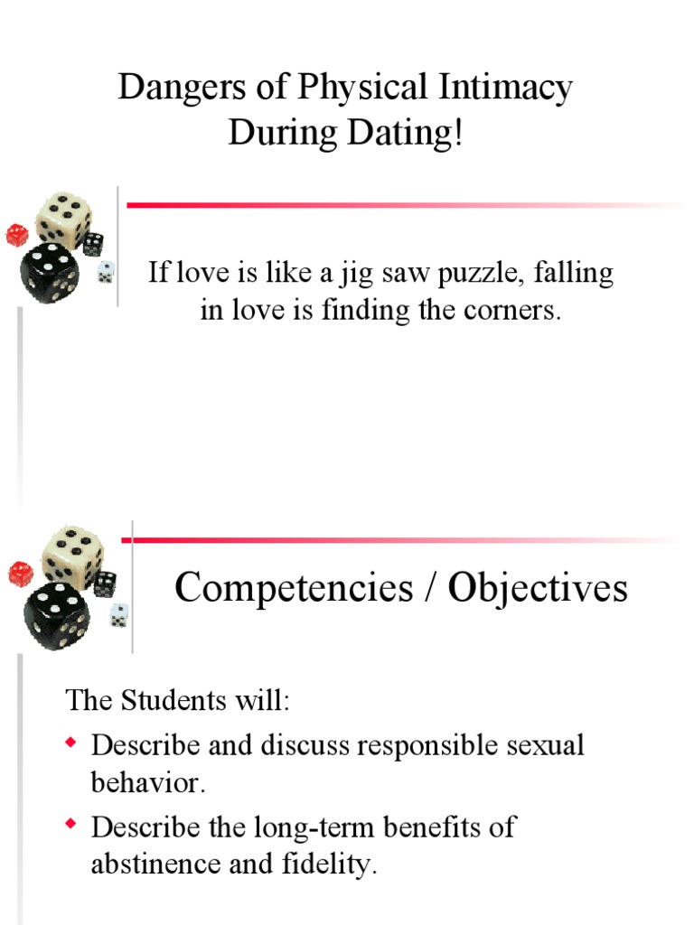 Dangers of Physical Intimacy During Dating | PDF | Intimate ...