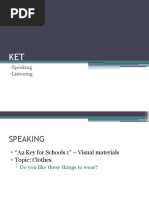KET Speaking Mock Exam | PDF