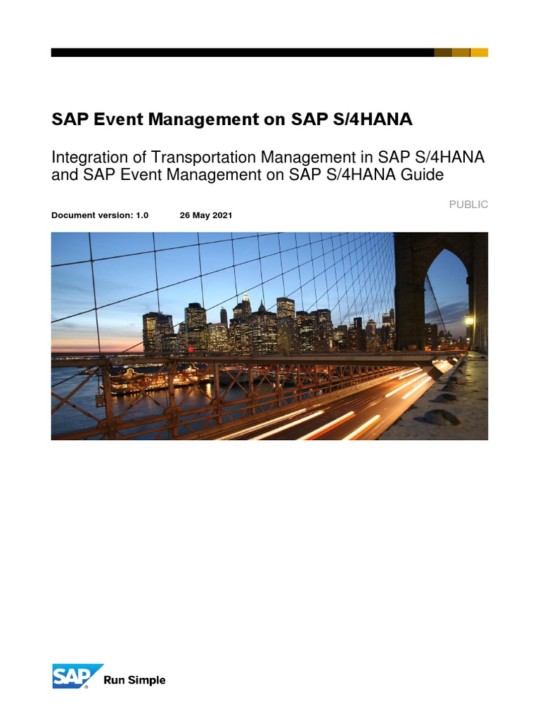 SAP Event Management On SAP S/4HANA | PDF | Parameter (Computer ...