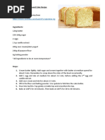 50 Easy Baking Recipes | PDF | Cakes | Muffin