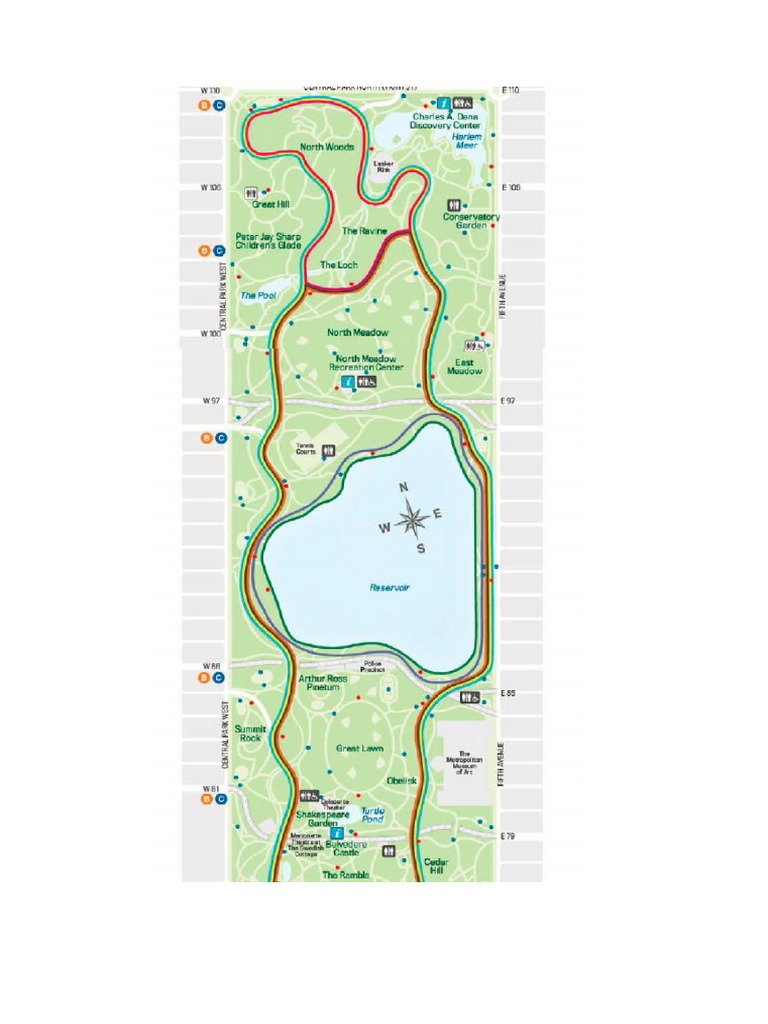 NYC Central Park Map | PDF