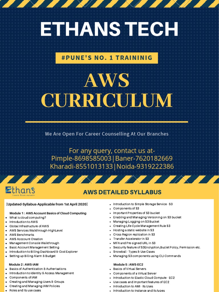 AWS Curriculum | PDF | Amazon Web Services | Internet