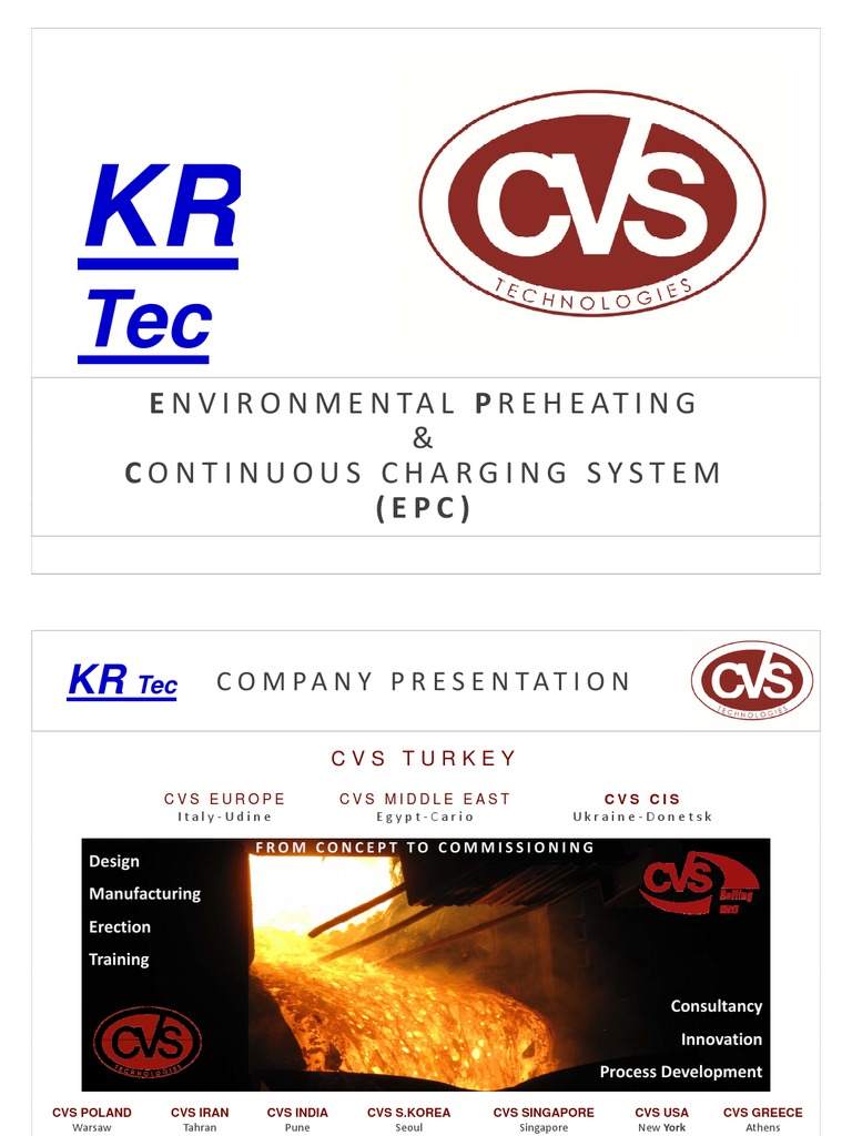 EPC System (State of The Art For New EAF Concept) | PDF | Scrap | Metals