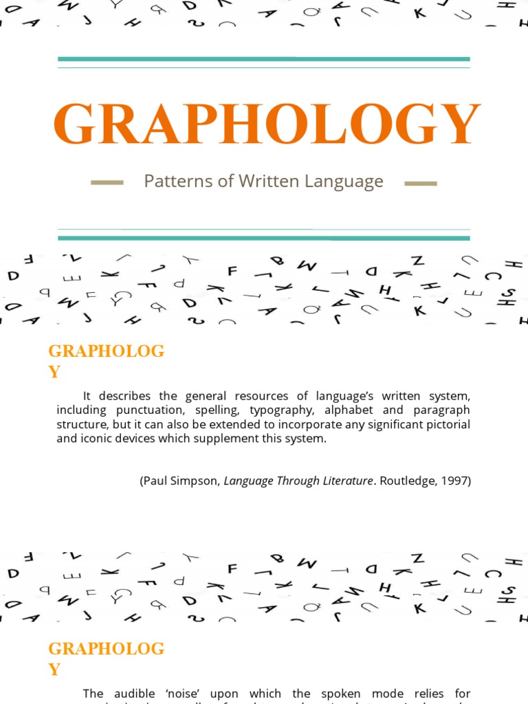 Graphology: Patterns of Written Language | PDF | Written Communication ...