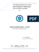 Cours Access | PDF | Bases de données | Microsoft Access