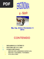 Tablas Metodo Niosh | PDF