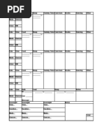 Bowel Movement Tracking Sheet | PDF