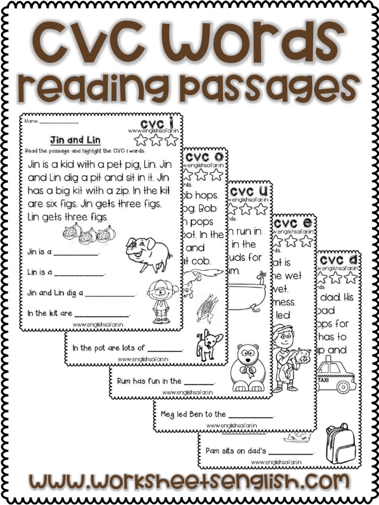 CVC Reading Passages | PDF