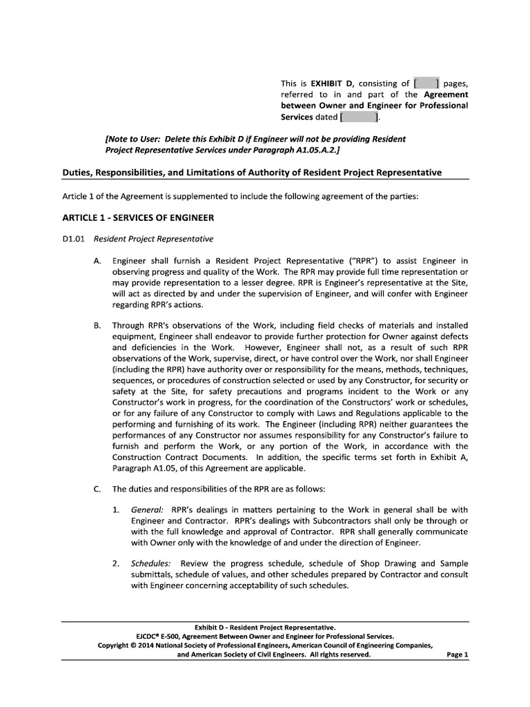 Ejcdc E-500 2014 | PDF