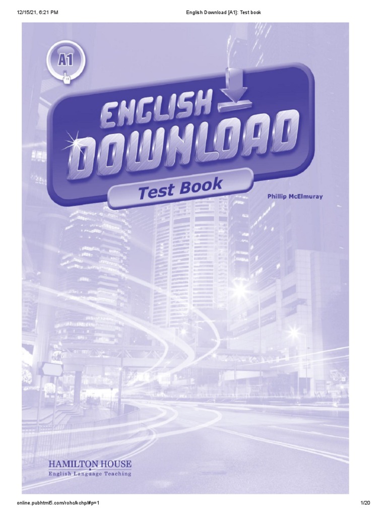 English Download (A1) - Test Book | PDF