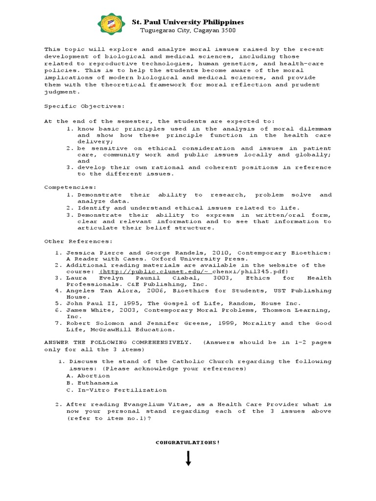 Bioethics in Healthcare: Key Issues | PDF | Bioethics | Morality