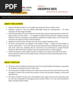Oedipus Rex Full Text PDF | PDF | Sophocles