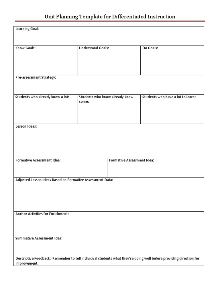 Differentiated Assessment | PDF
