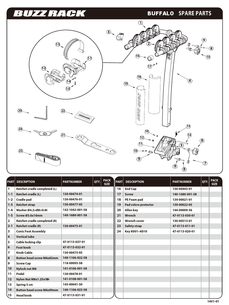 Buffalo - Spare Parts (2014-03-20) | PDF | Screw | Nut (Hardware)