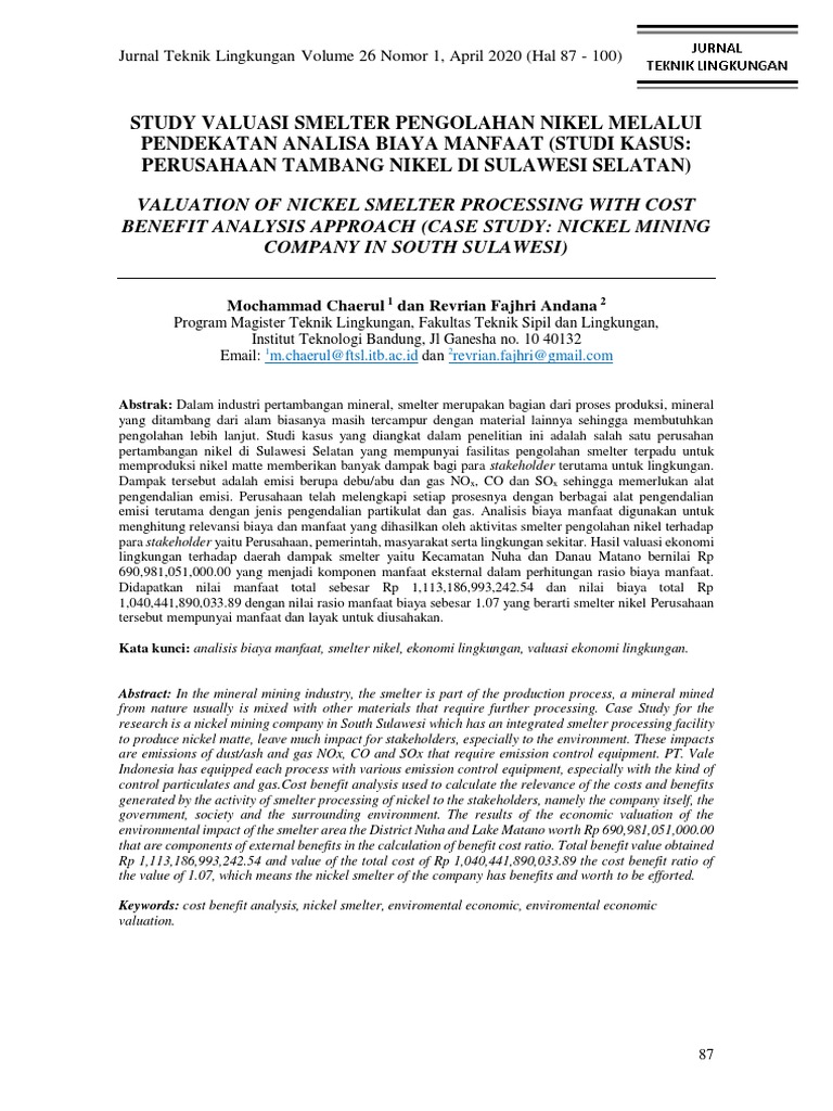 Chaerul Dan Revrian 87 100 | PDF