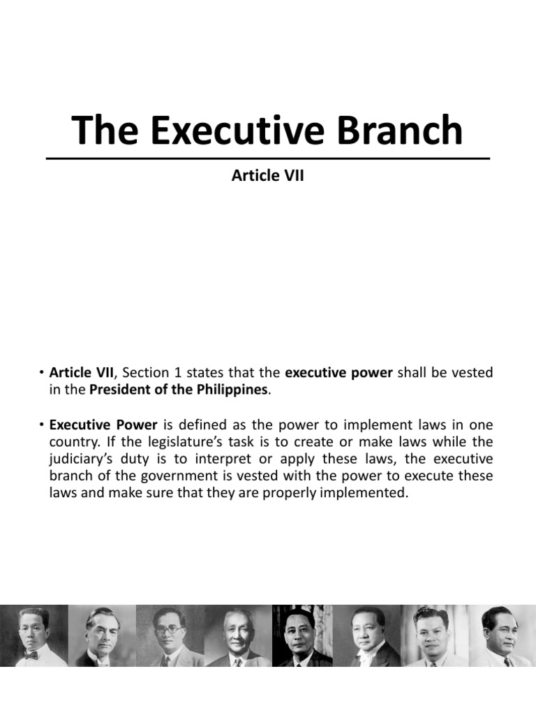Lesson 7 - The Executive Branch | PDF | American Government ...