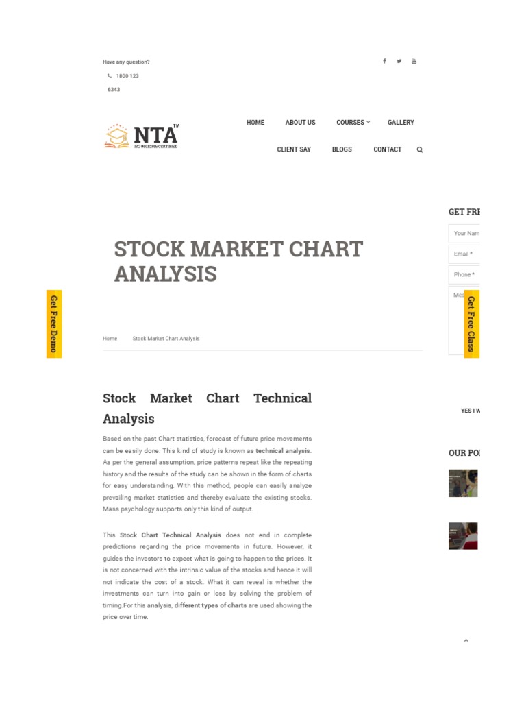 Stock Market Chart Technical Analysis | PDF | Technical Analysis | Stocks