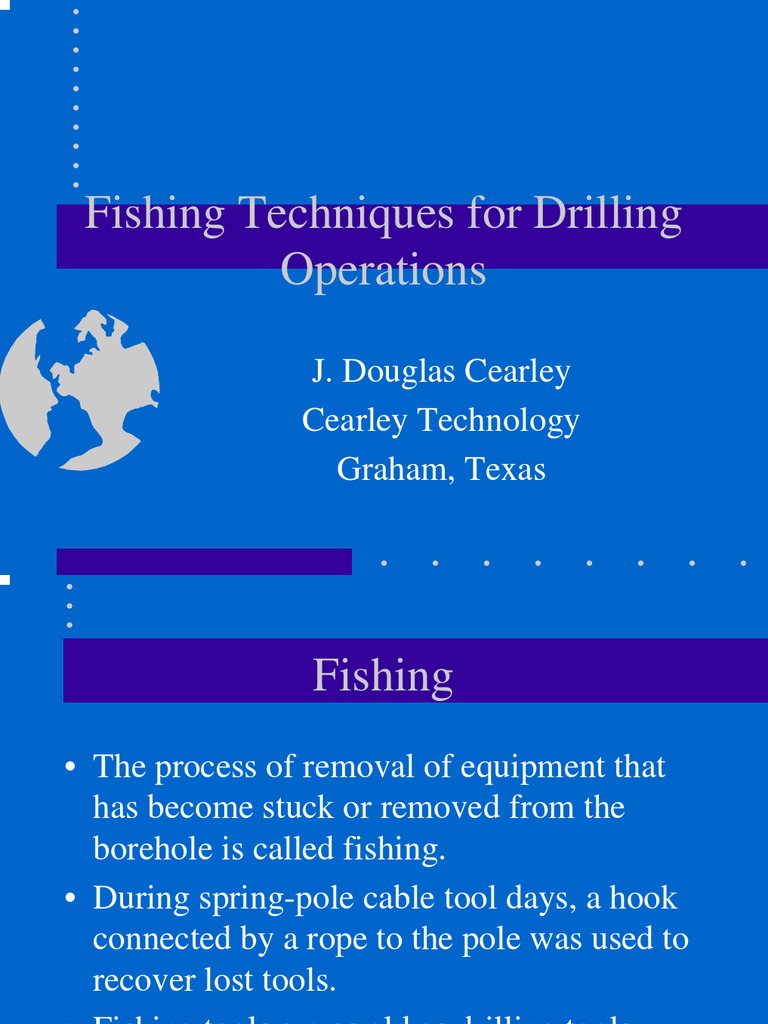 Fishing Techniques For Drilling Operations | PDF | Manufactured Goods ...