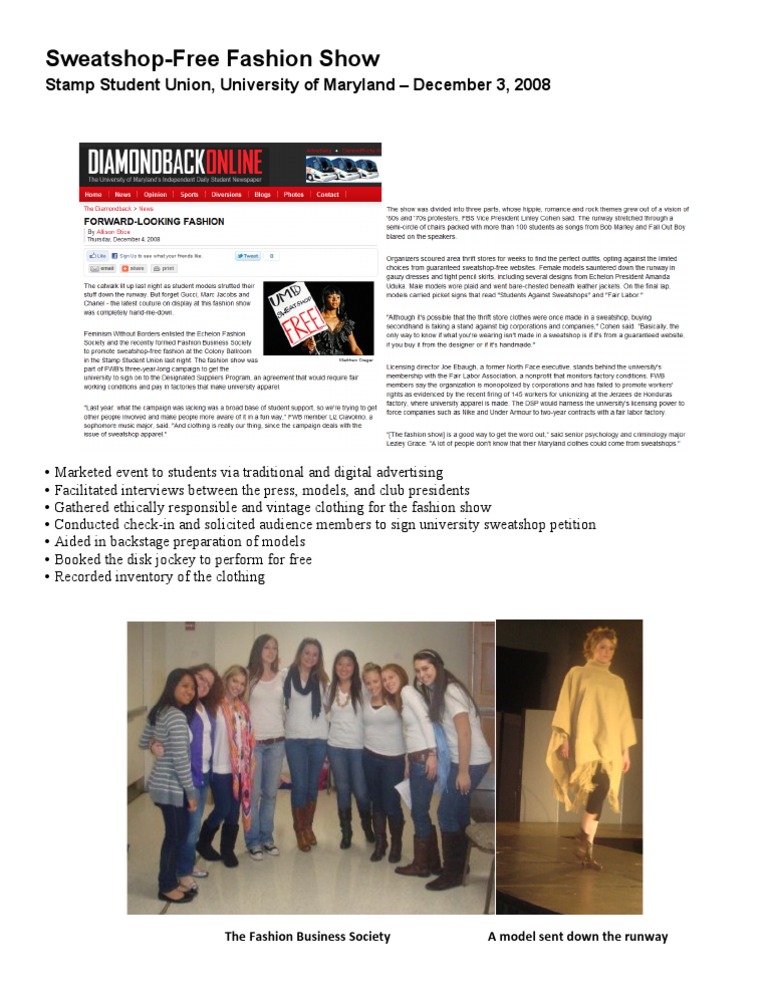 Sweatshop | PDF | Social Science | Lifestyle
