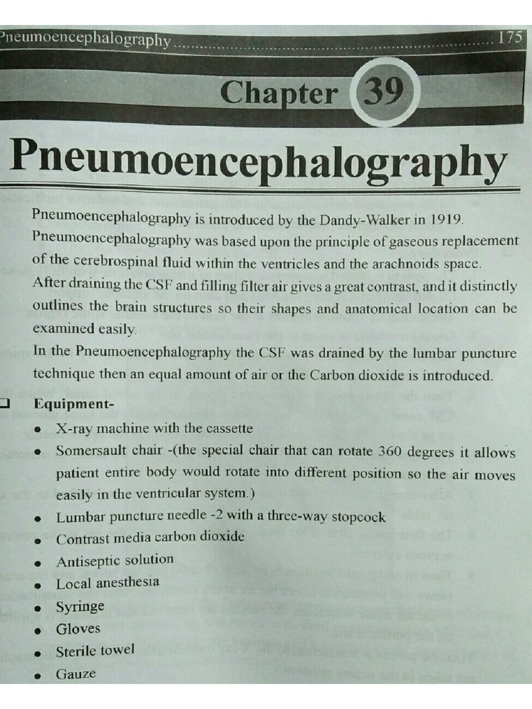 Pneumo-Encephalography by JBD | PDF