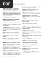 BTEC Command Words Explained | PDF | Reason | Argument