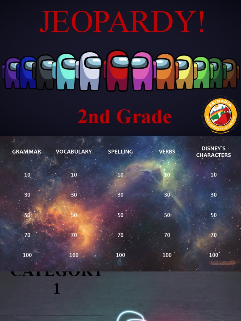 2nd Grade Jeopardy: Grammar & Vocabulary | PDF | Linguistics | Grammar