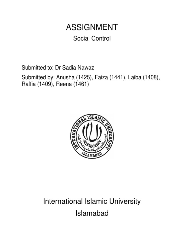 Social Control | PDF | Conformity | Socialization