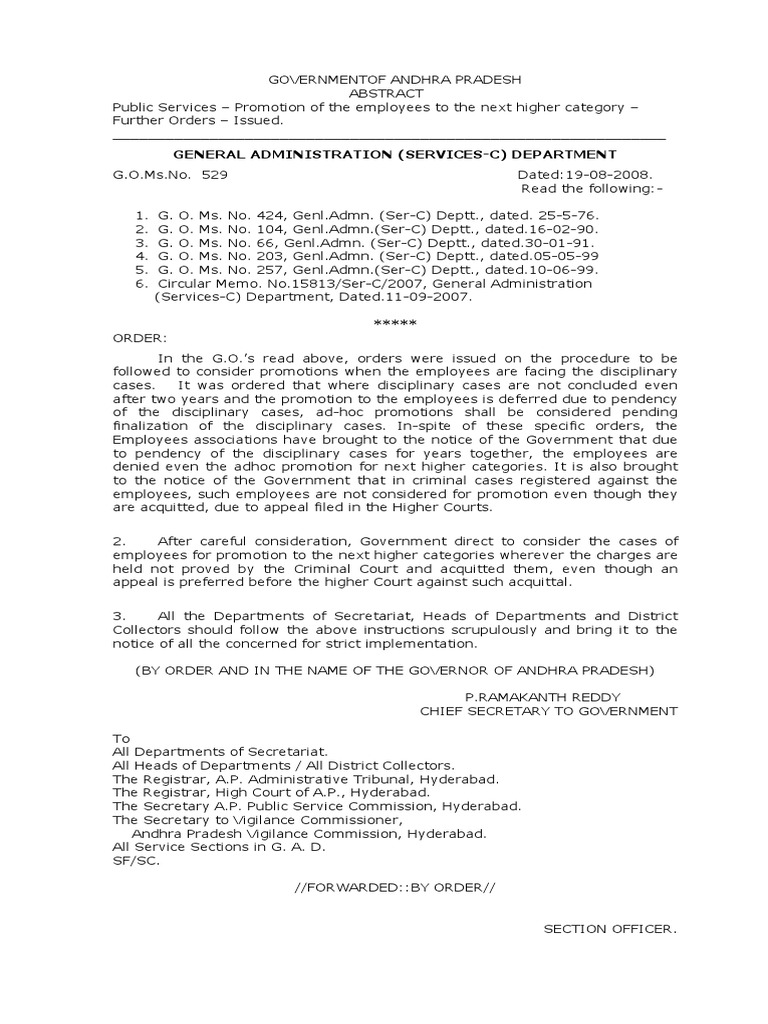 General Administration (Services-C) Department | Download Free PDF ...