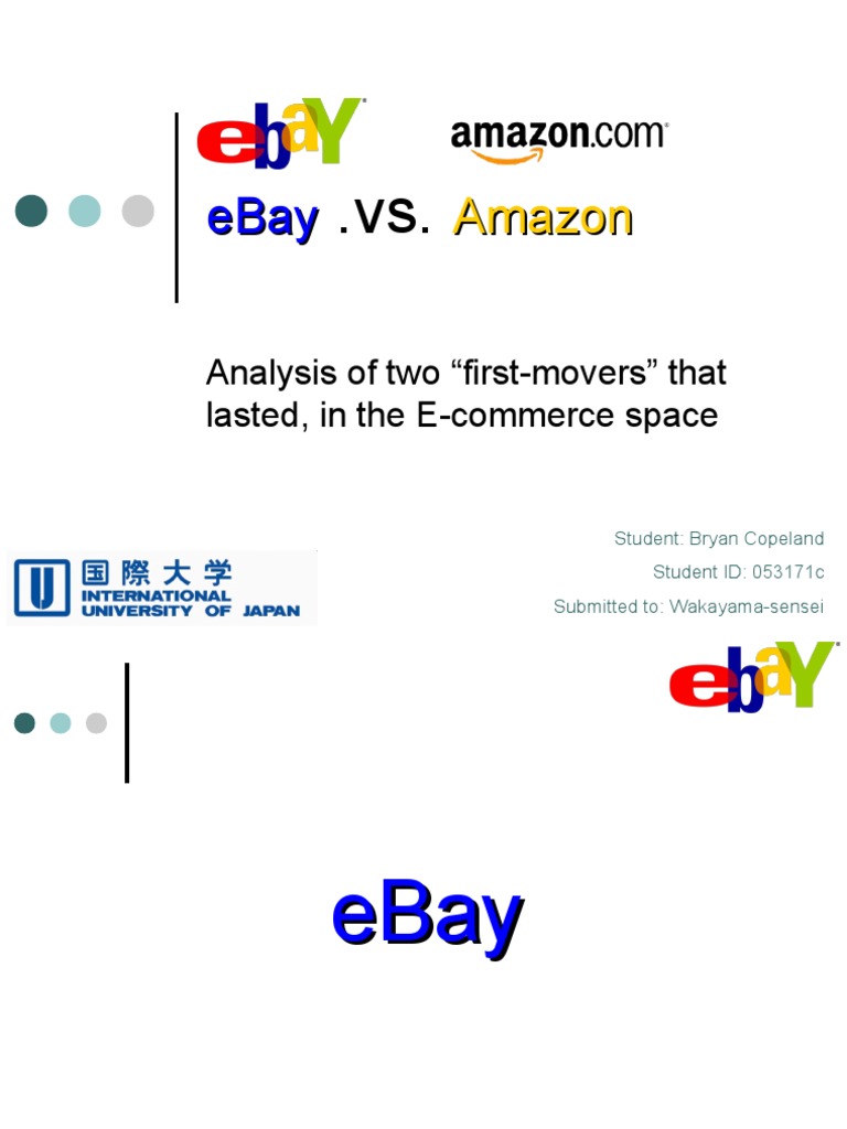 eBay vs Amazon: E-commerce Analysis | PDF | E Bay | Retail