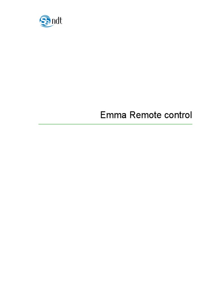 Emma Remote Control | PDF | Network Socket | Port (Computer Networking)