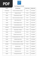 BUPA-Network List English | PDF | Riyadh | Salman Of Saudi Arabia