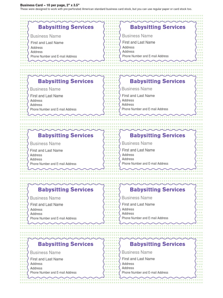 Bbs - Business - Card - Template - A 2 | PDF | Telecommunications