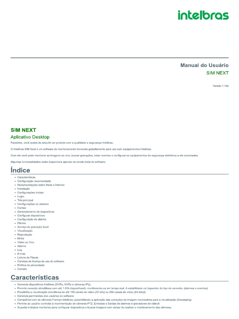 Manual Do SIM Next | PDF