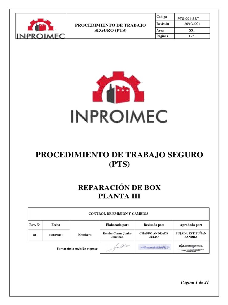 Pts Box Planta III | PDF | Soldadura | Construcción