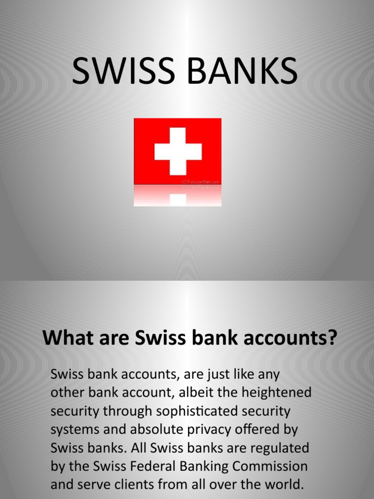 Swiss Bank | PDF | Ubs | Banks