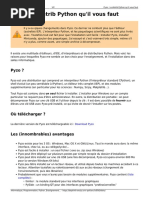 Installation de WinPython sous Windows | PDF | Python (Langage de programmation) | Bouton ...