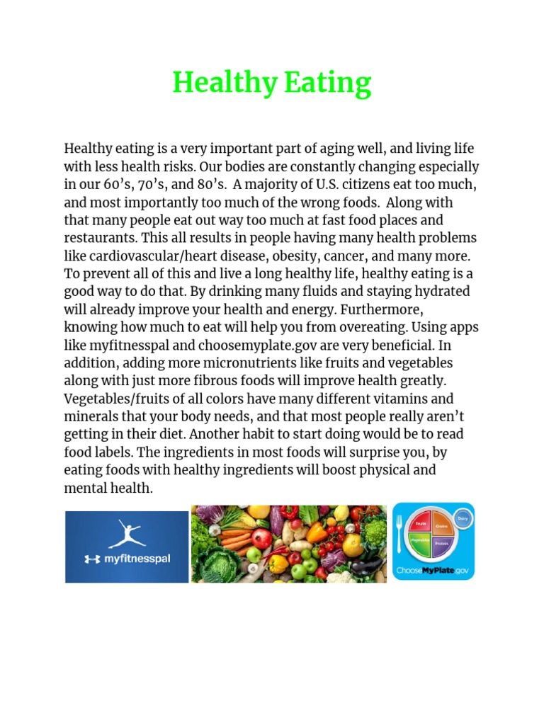 Healthy Eating | PDF
