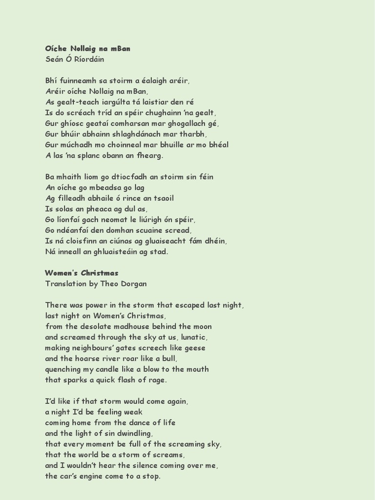Nollaig Na Mban | PDF