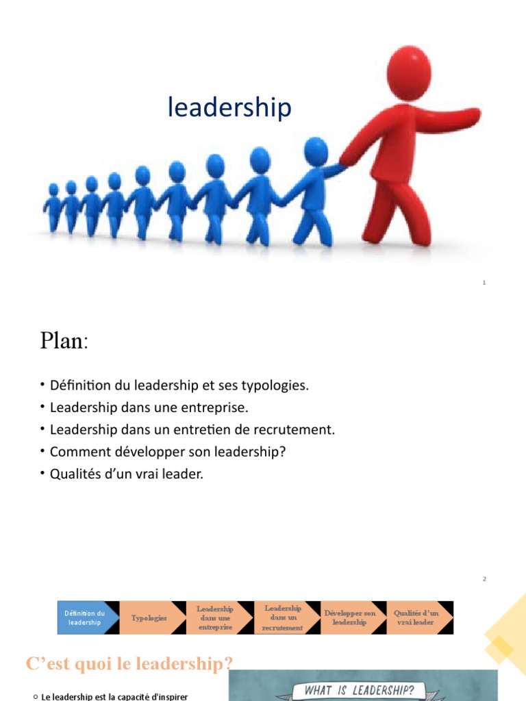 Définition et typologies du leadership | PDF | Direction | Recrutement