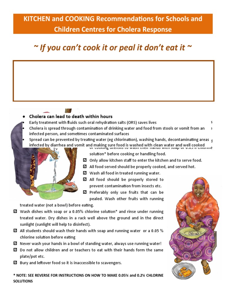 If You Can't Cook It or Peal It Don't Eat It | PDF | Cholera | Food And ...