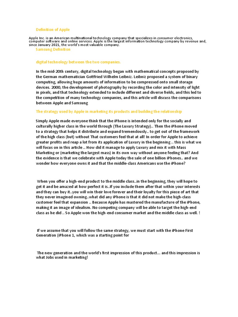 Definition of Apple | PDF | Marketing | Apple Inc.