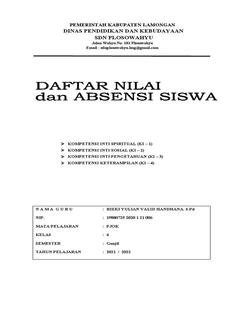 Cover Perangkat Pembelajaran | PDF | Kesehatan Holistik | Sains & Matematika