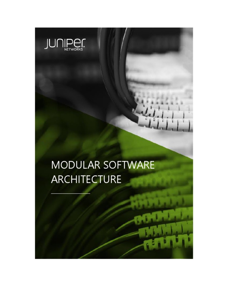 Modular Software Architecture Pdf Computer Network Routing