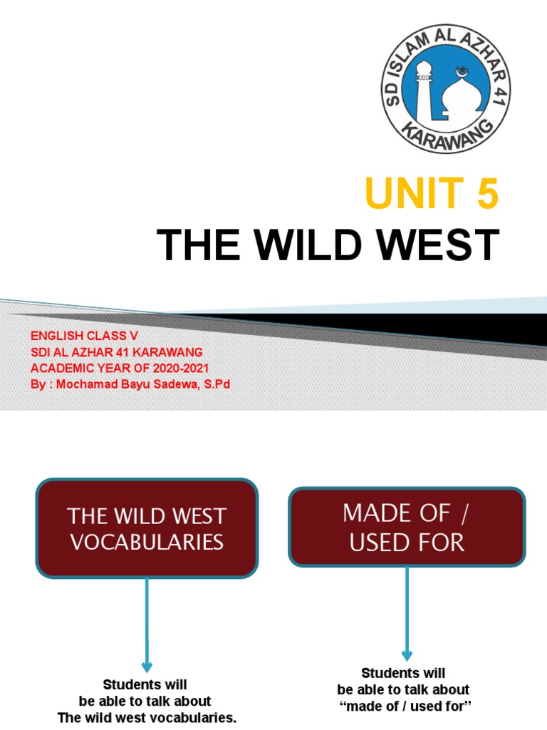 Wild West Vocabulary & Usage Guide | PDF